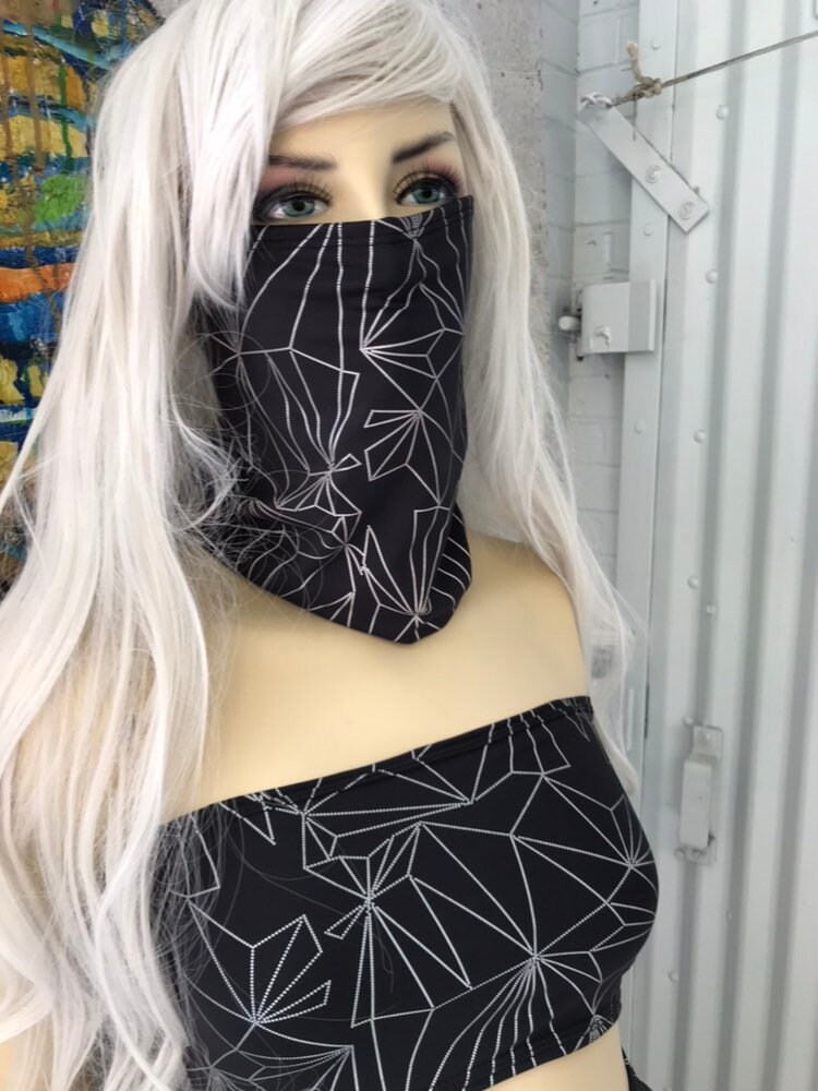 Reflective Dust Mask: Rave Festival Gaiter - Etsy