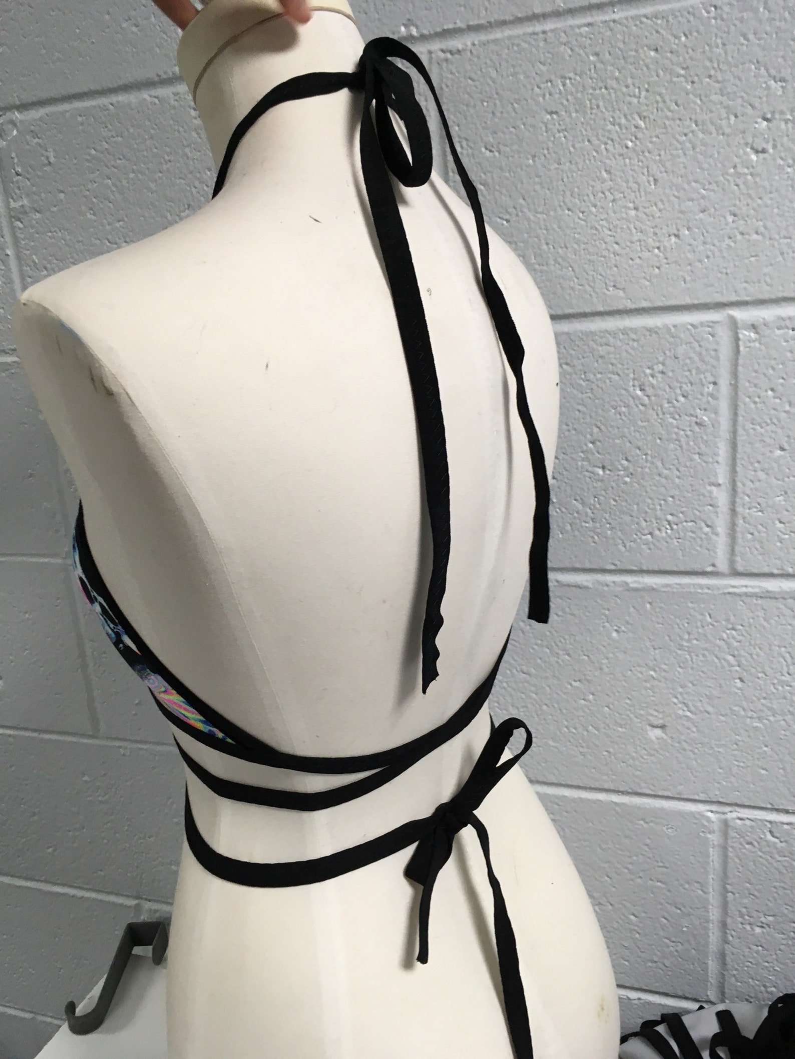 REQUIEM Keyhole Halter Top Women's Festival Top Rave | Etsy