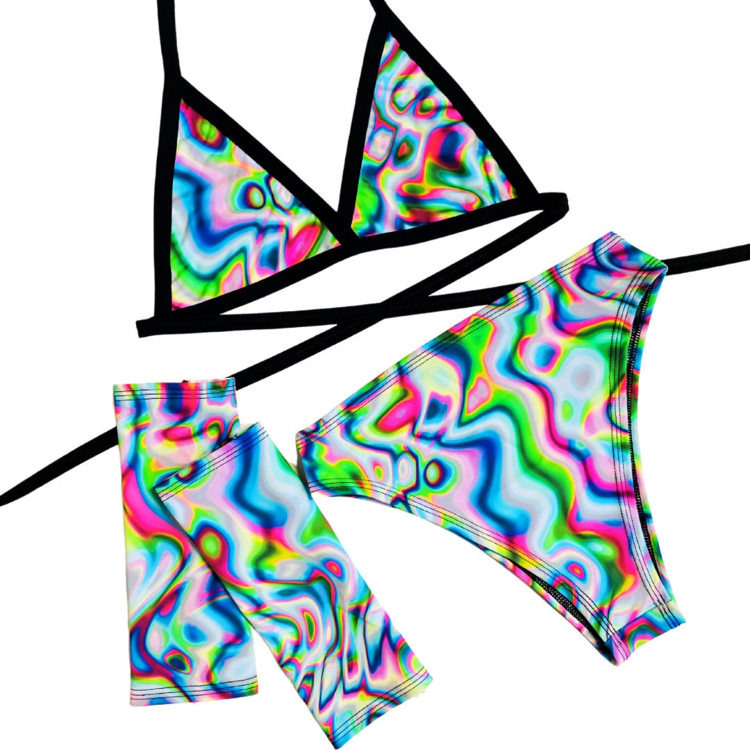 50 Dolla Make Ya Holla | Triangle Top + High Waisted High Cut Bottoms ...