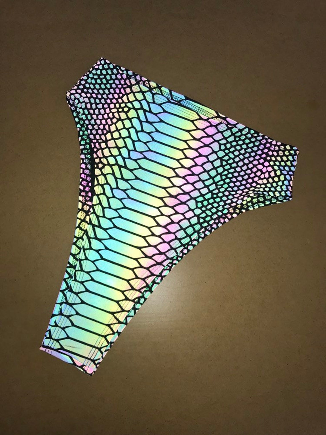 SLITHER High Waisted High Cut Bottoms | Etsy