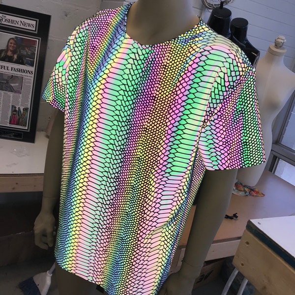 Reflective Tshirt - Etsy