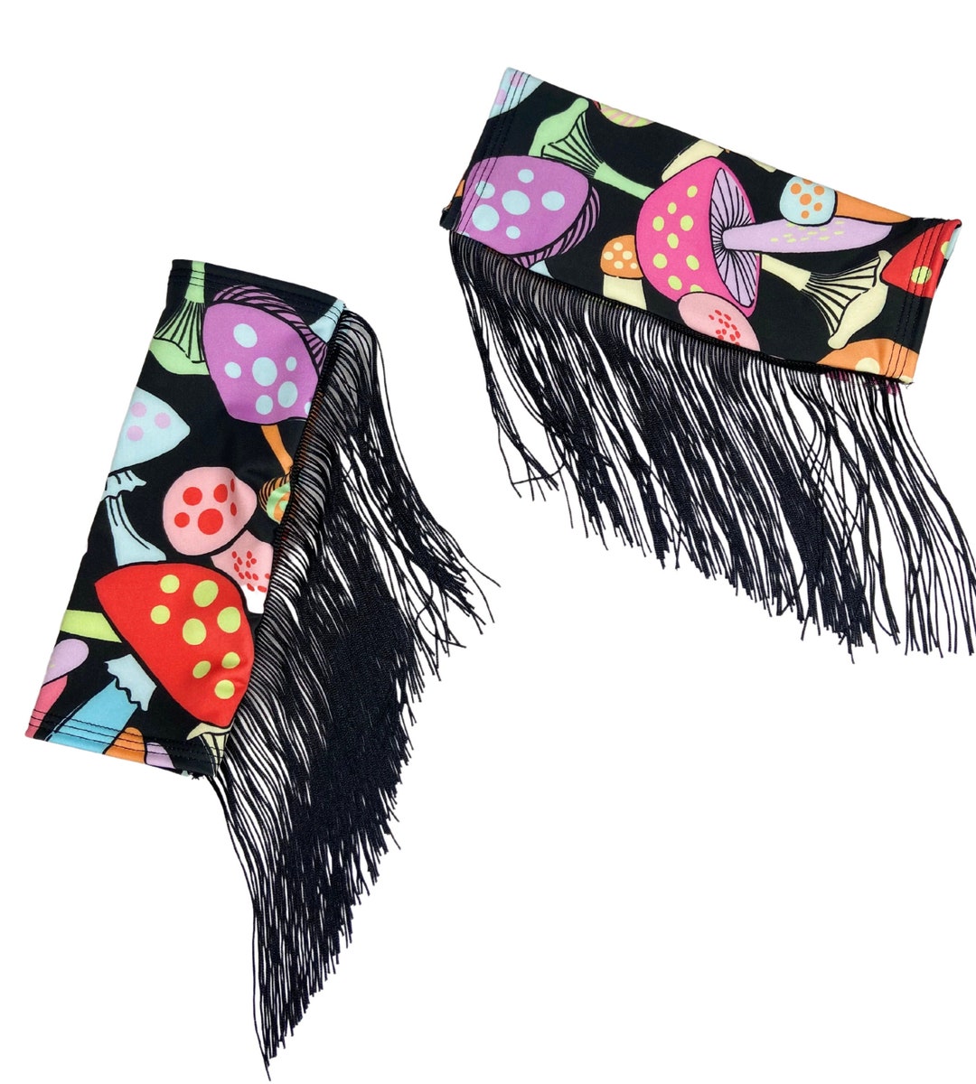 DAY TRIP | Fringe Gloves, Festival Accessories, Rave Gloves - Etsy