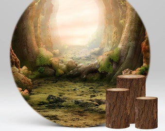 Enchanted Forest Circle Backdrop - Etsy