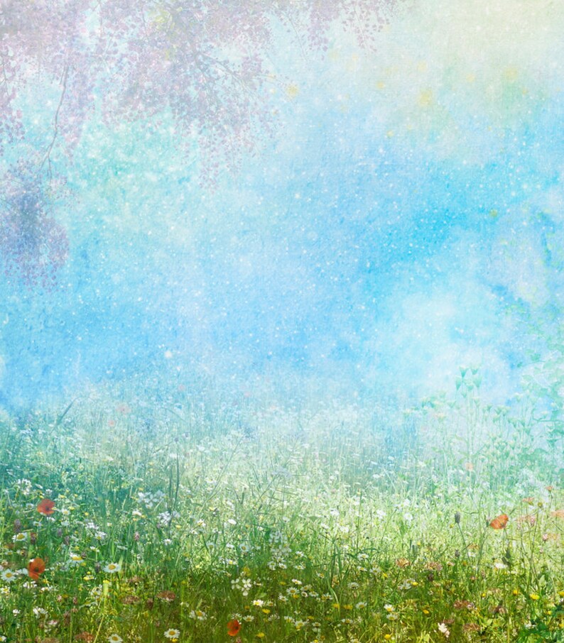 Spring Landscape Photo Backdrop Spring Backdrop for Pictures | Etsy