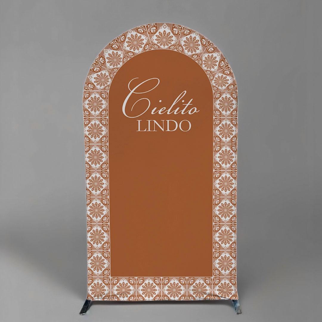 Mexican First Fiesta Arch Backdrop Stand Covers Wedding Parties ...