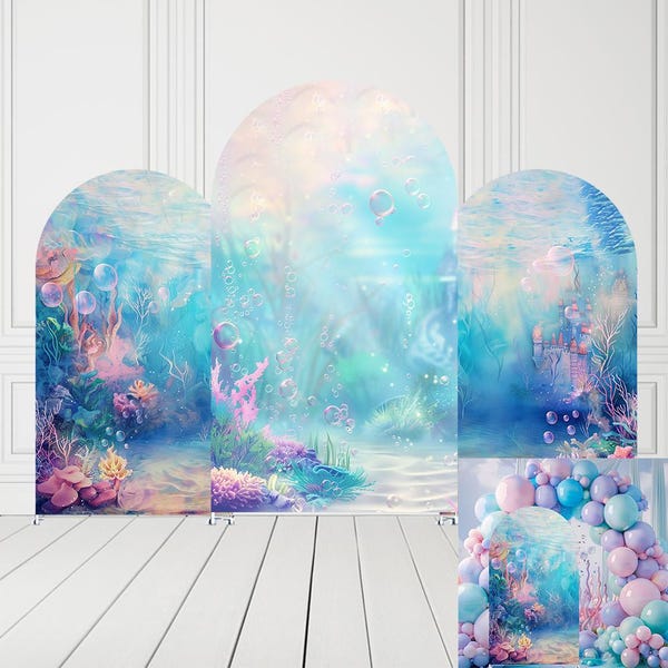 Mermaid Party Backdrop - Etsy