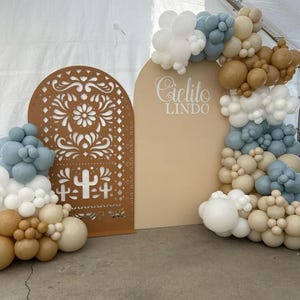Mexican First Fiesta Arch Backdrop Stand Covers Lace Wedding Parties ...