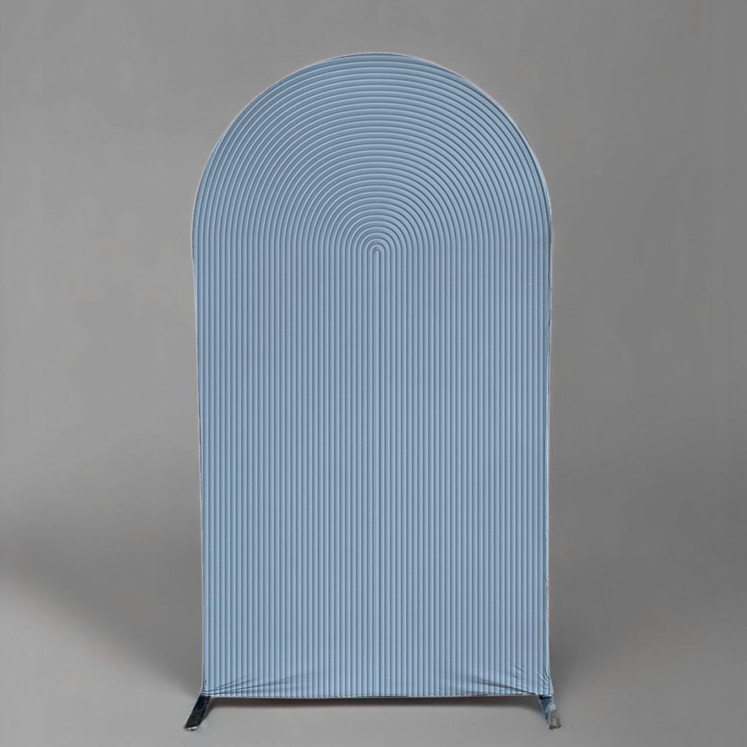 Double-sided Arch Fabric Backdrop Covers Wedding Birthday Ripples ...