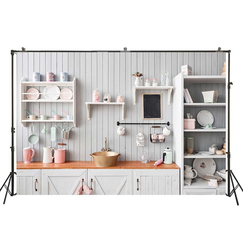 Photography Backdrop Kitchen Interiors Baking Cook Newborns | Etsy