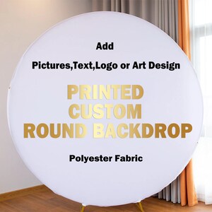 Custom Round Backdrop Covers,personalized Circle Photography Backdrop ...