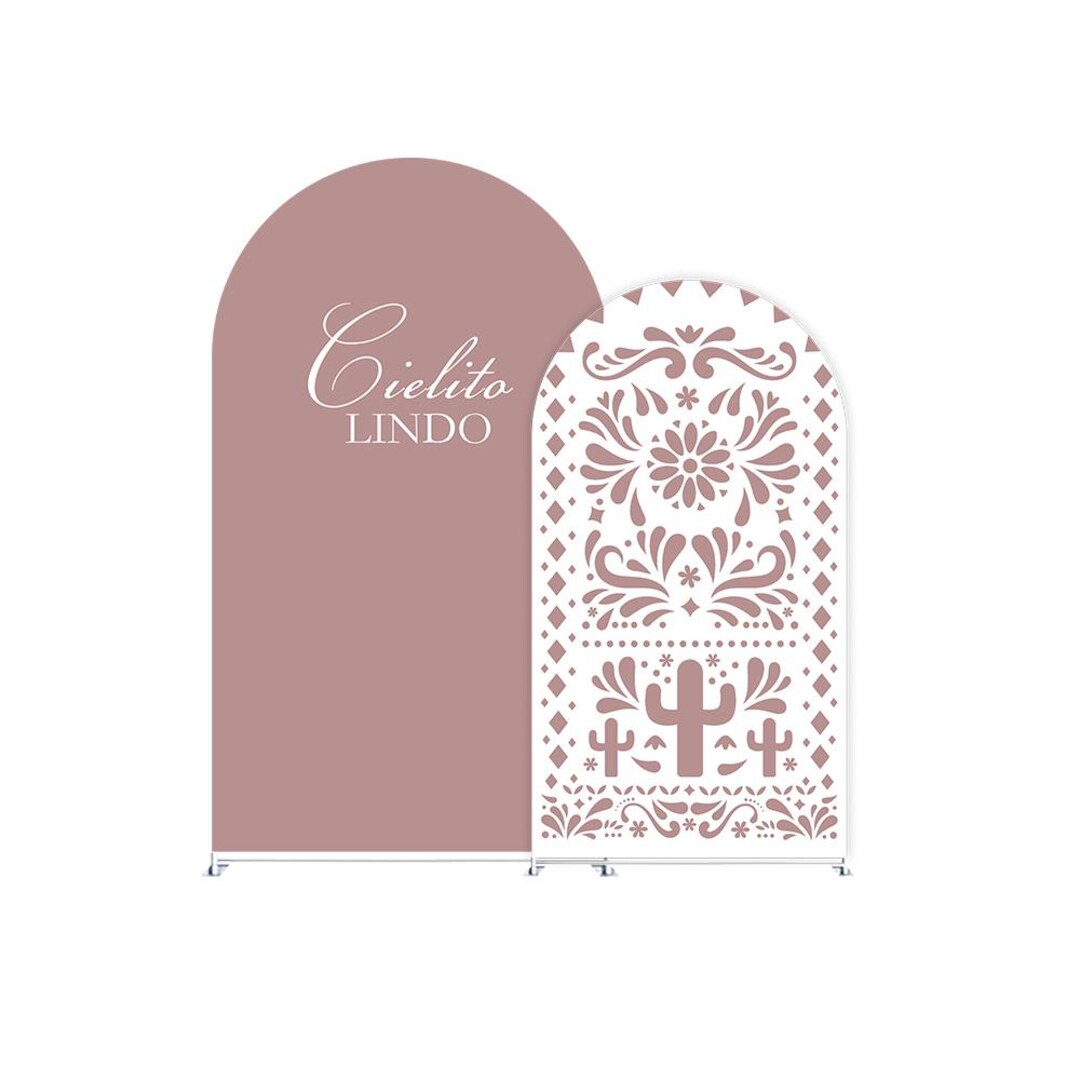 Mexican First Fiesta Arch Backdrop Covers Wedding Parties Decorations ...