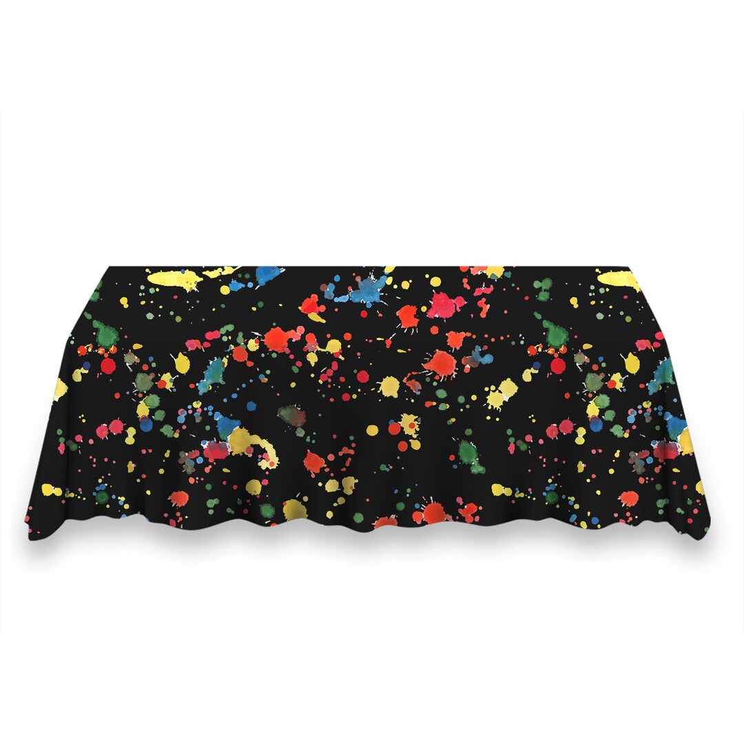 Glow Party Table Covers Neon Party Tablecloths Neon Glow Table Cloth ...