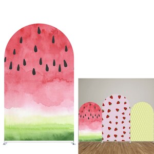 Chiara Arch Backdrop Covers Fruits Birthday Party Watermelon Strawberry ...