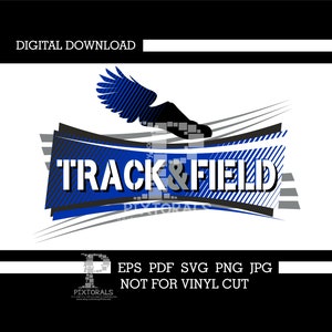 Track and Field, Tee Design, Digital Download, Eps, Pdf, Svg, Jpg, Png ...