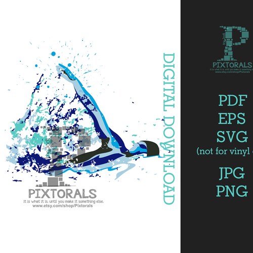 Swimmer Backstroke Vector Eps Jpeg Png Svg Pdf Swim - Etsy