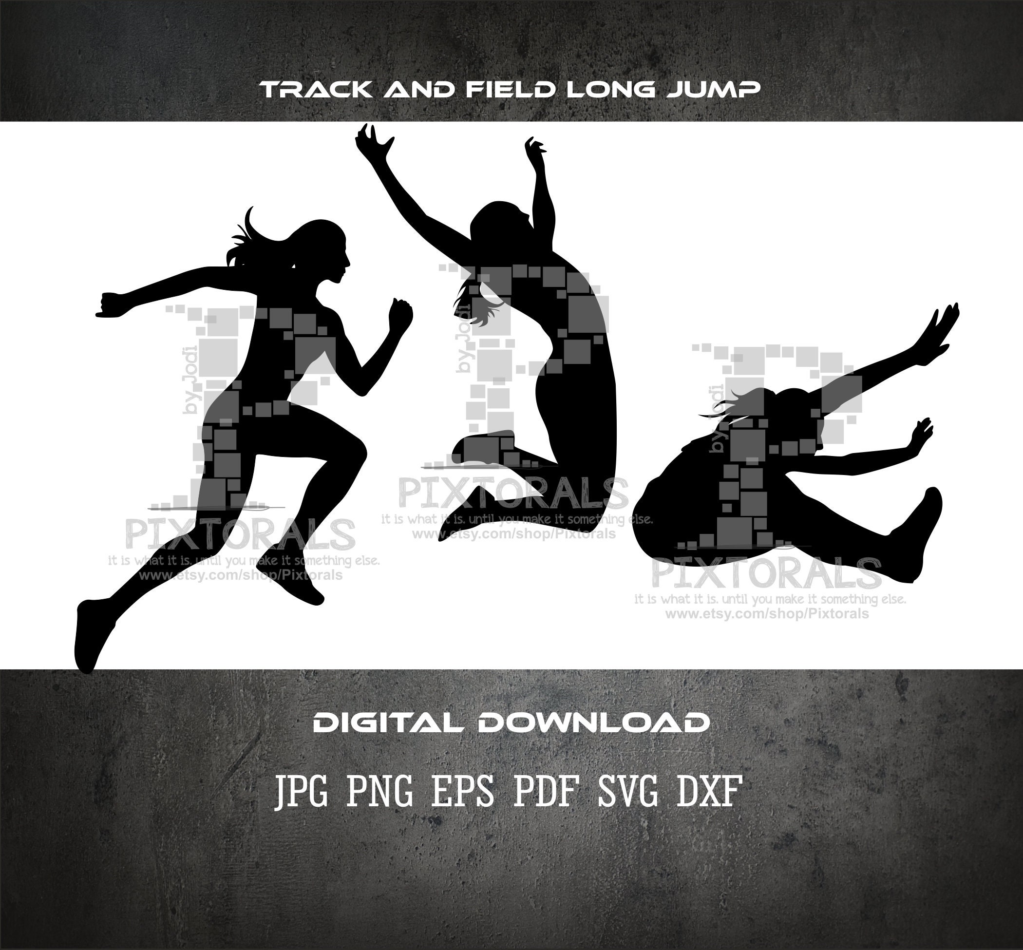 Triple Jump Silhouette