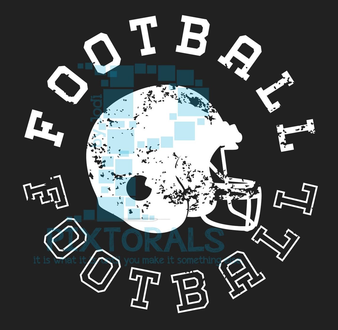 Vintage Football Design Eps Pdf Svg Jpg and Png T-shirt | Etsy