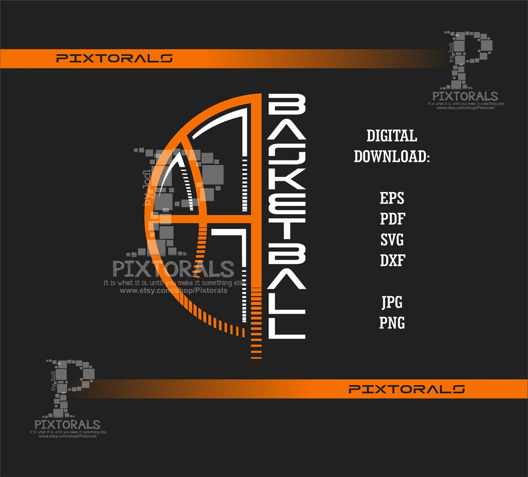 Basketball Fade Tee Design, Digital Download, Basketball Vector, Eps ...