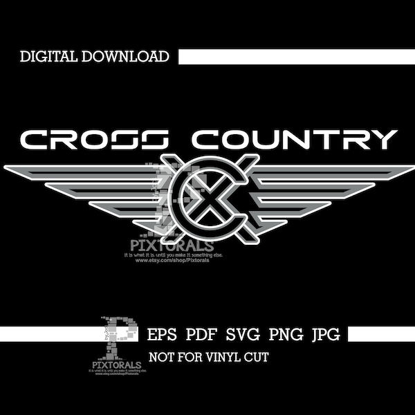 Cross Country Png - Etsy