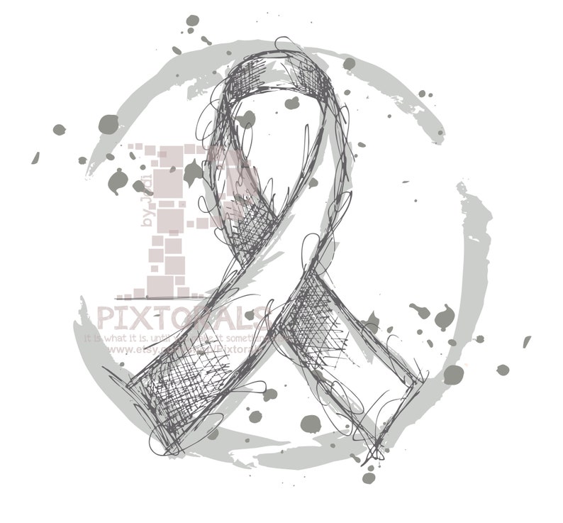 Brain Cancer Awareness Ribbon Logo, EPS, SVG, PDF, Jpg, Png, Cancer ...