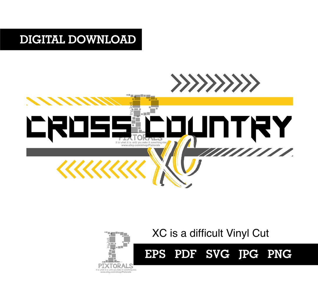 Cross Country Chevrons Design, Cross Country Vector, Cross Country SVG ...
