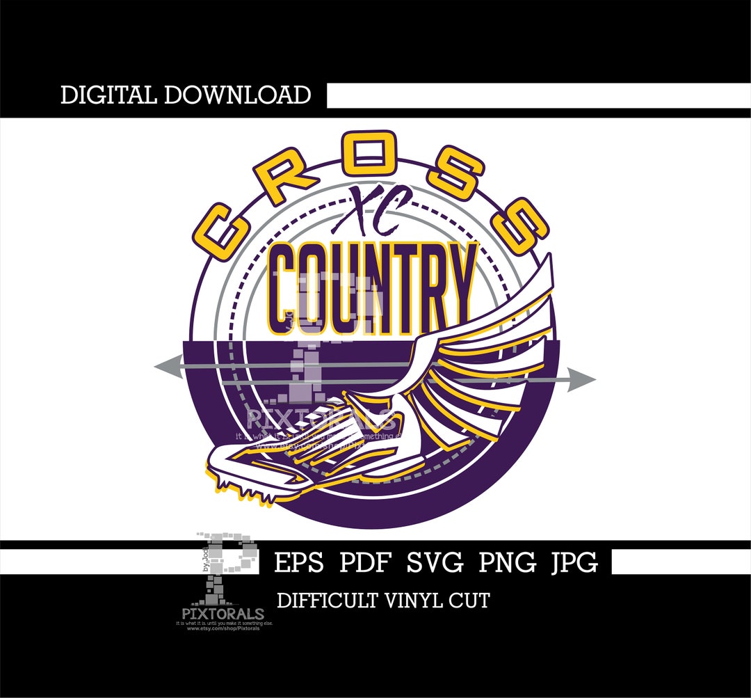 Cross Country Tee Design, Cross Country Vector, Cross Country SVG, Eps ...