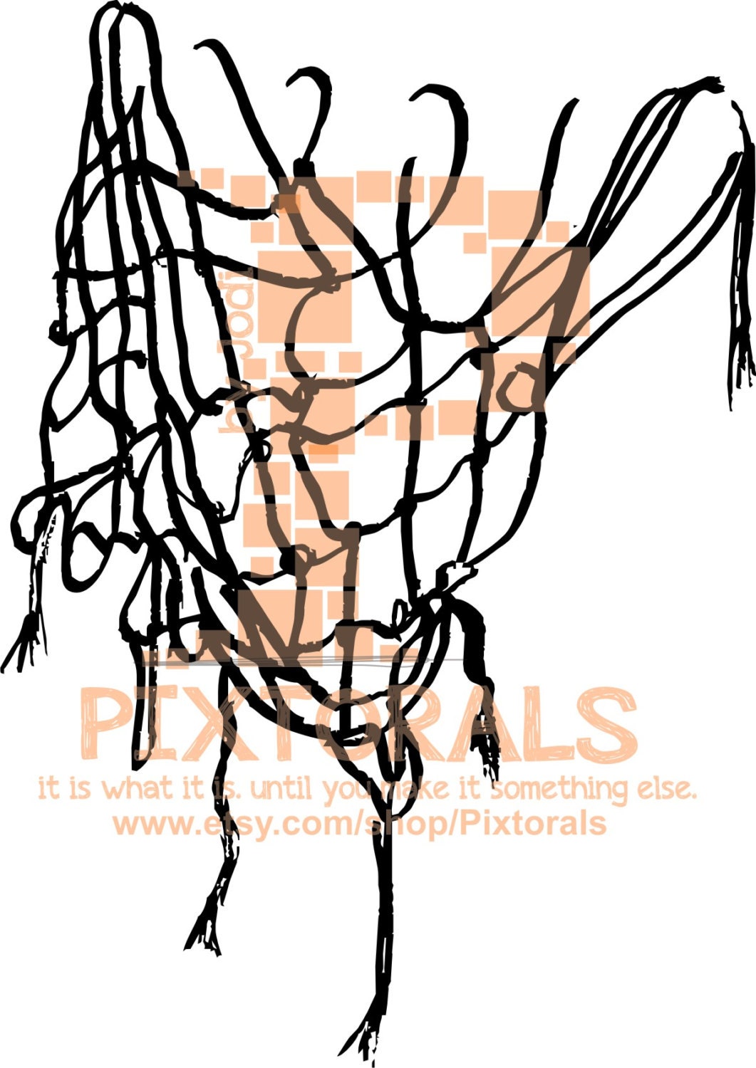 Basketball Cut Net Vector