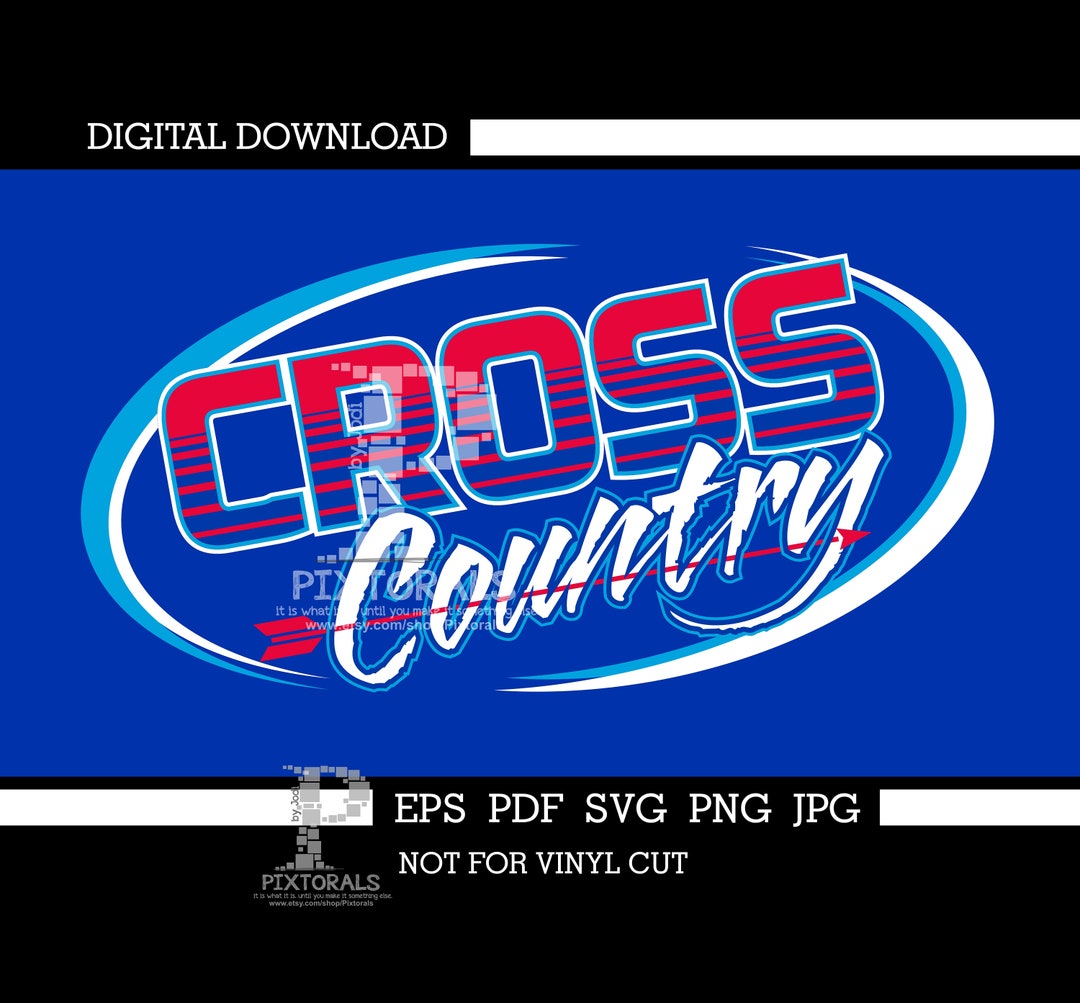 Cross Country Tee Design, Cross Country Vector, Cross Country SVG, Eps ...
