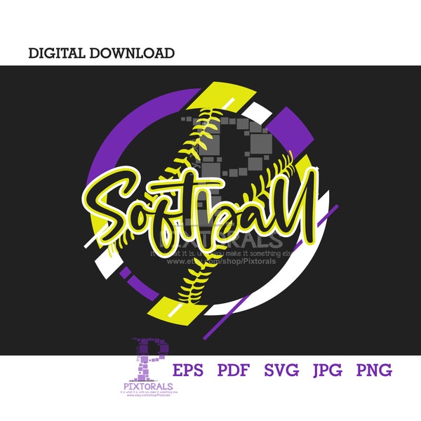 Softball Design - Etsy