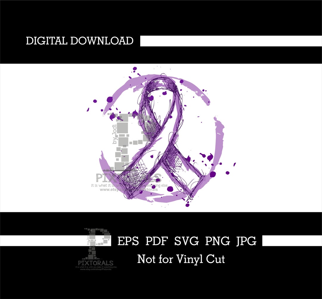 Domestic Violence Awareness Design, DV Ribbon Vector, Ribbon, Eps, Pdf ...