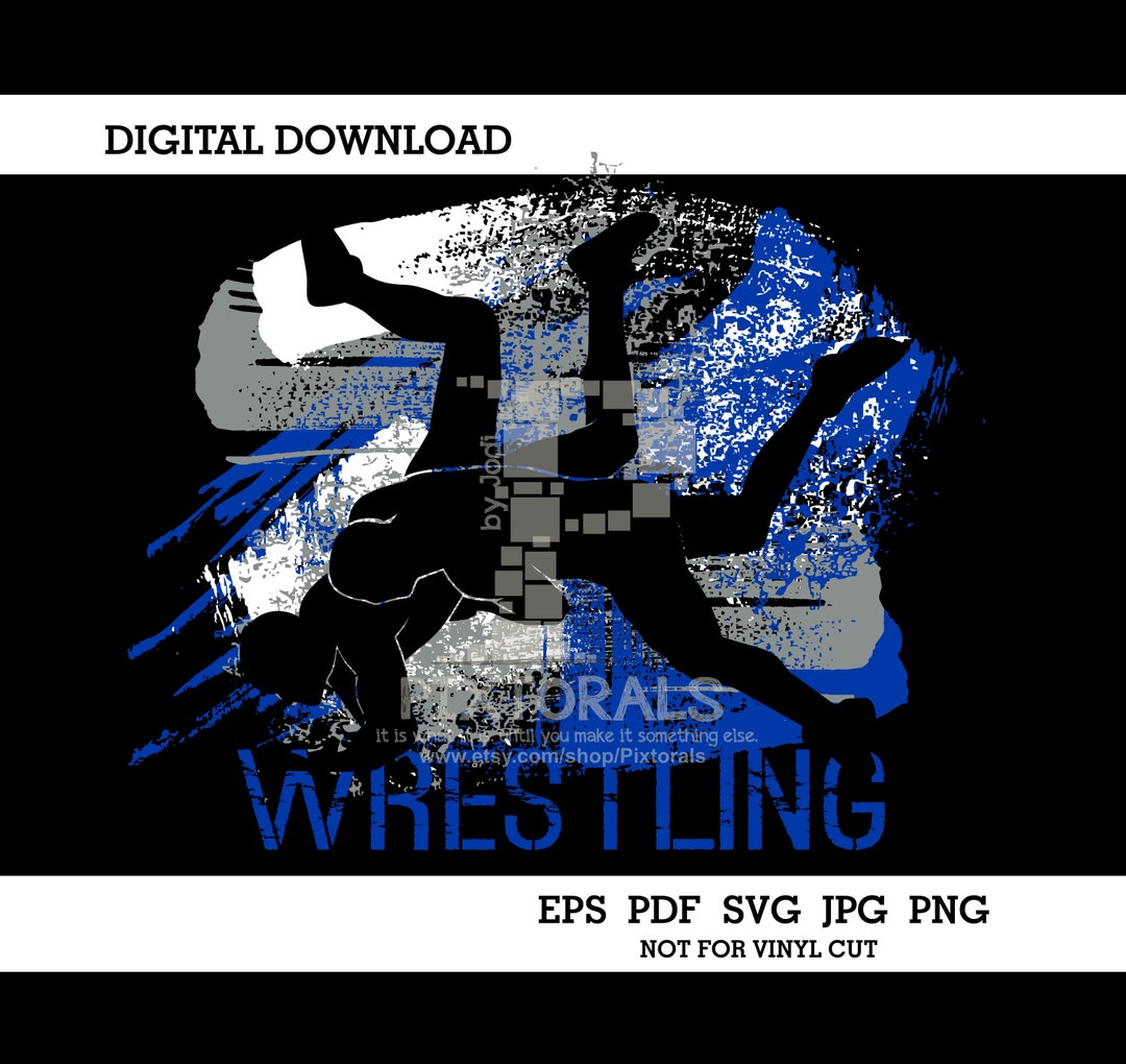 Wrestling, Digital Download, Eps, Pdf, Svg, Jpg, Png, Sublimation ...