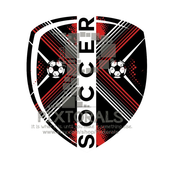 Soccer Shield Logo Svg - Etsy