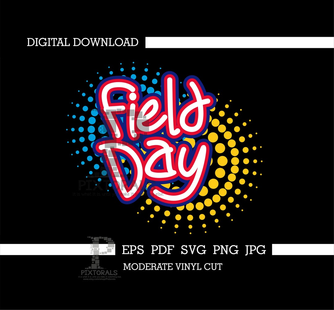 Field Day Vector School Clipart Education Digital Download - Etsy