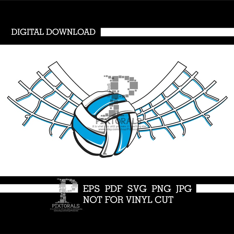 Volleyball Net Svg - Etsy