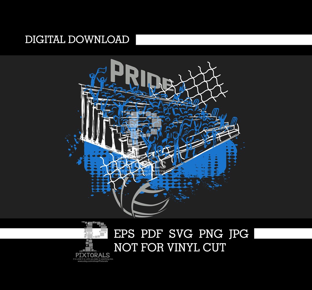 Volleyball Bleachers, Digital Download, Eps, Pdf, Svg, Jpg, Png, Vector ...