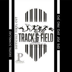 Track and Field, Design, Digital Download, Eps, Pdf, Svg, Jpg, Png ...