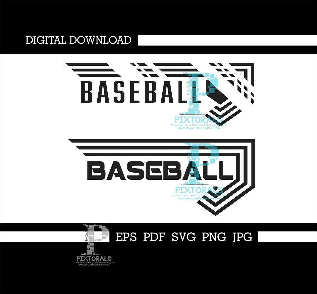 Baseball Home Plate Tee Design, Digital Download, Baseball Vector ...