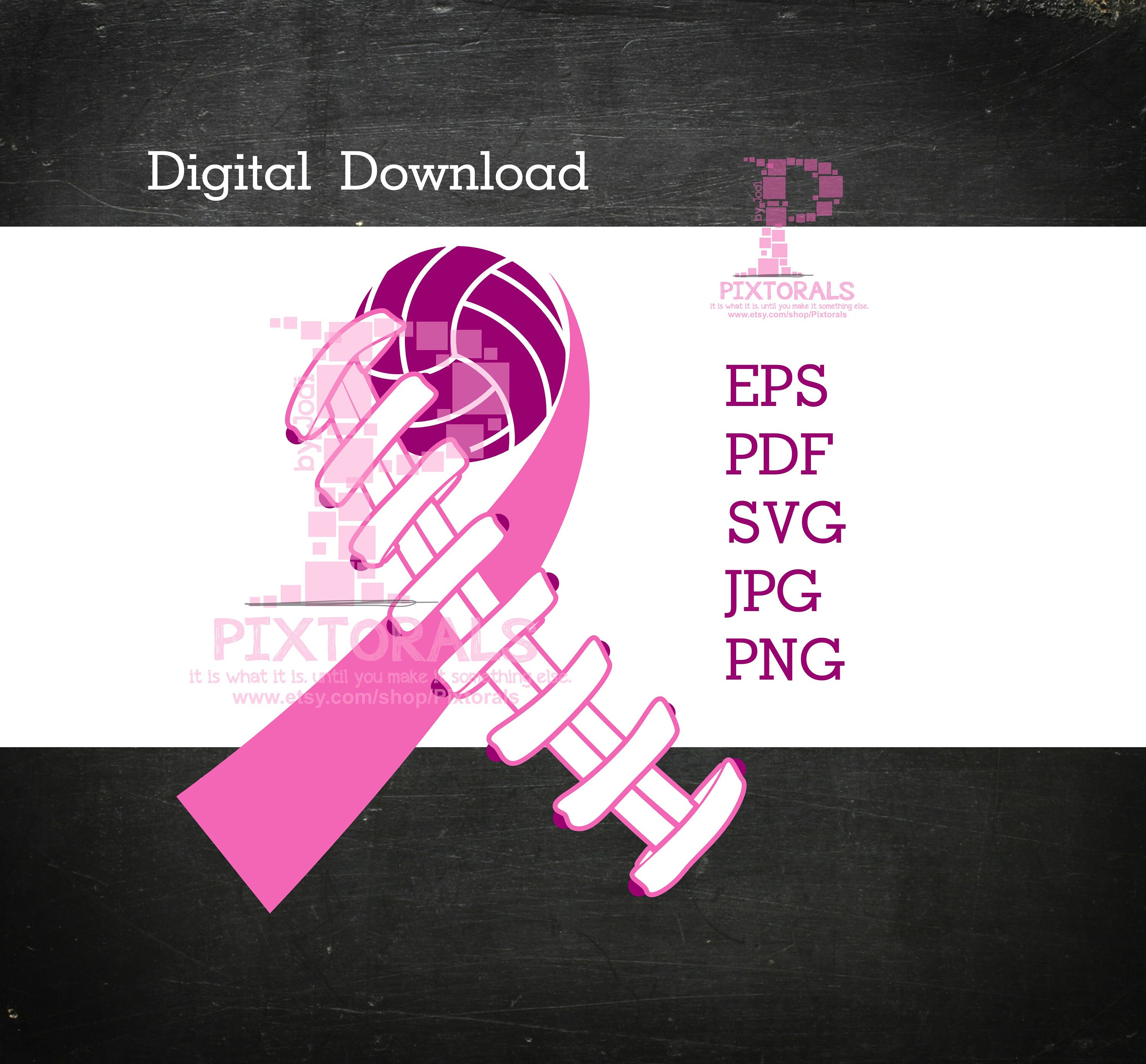 Breast Cancer Ribbon Football Vector