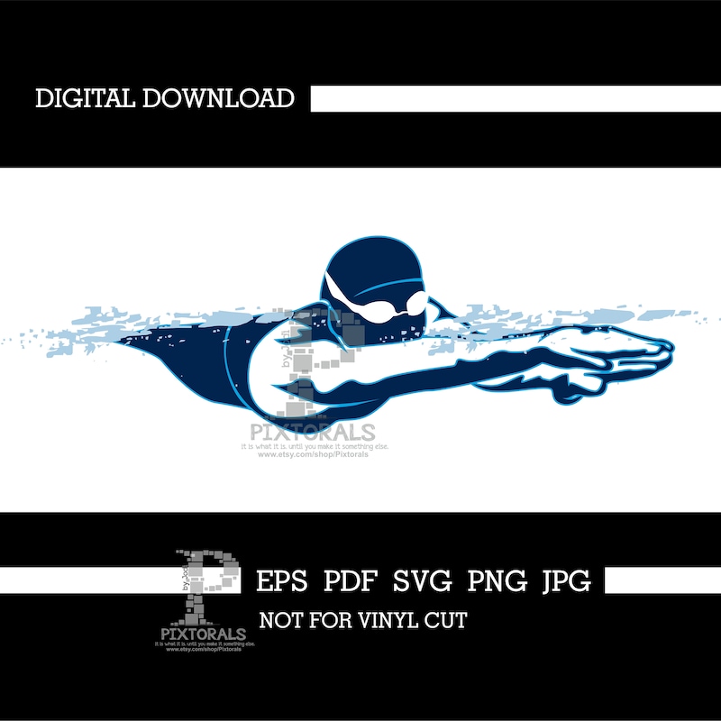 Swim Svg - Etsy