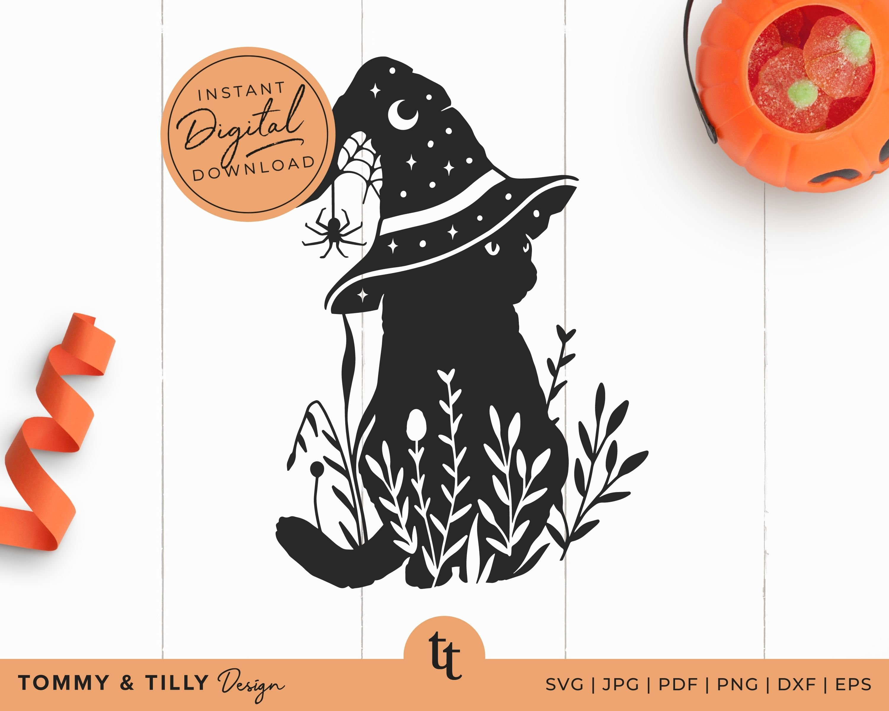 Halloween Cat SVG Halloween Cricut Cut File Machine Cut - Etsy