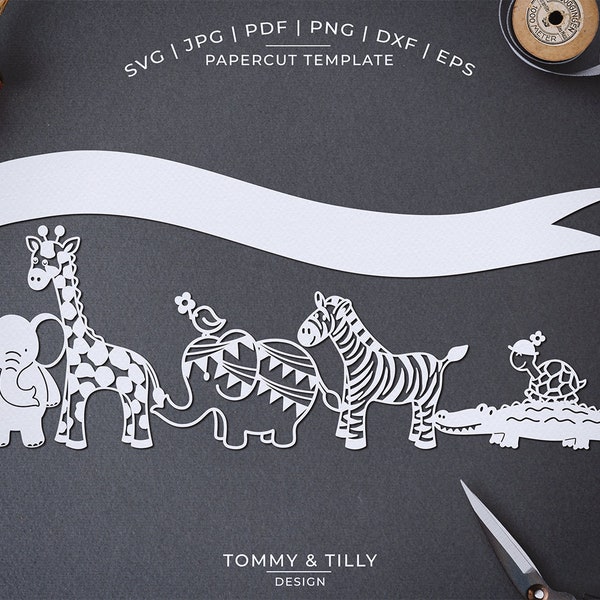 Animal Papercut - Etsy