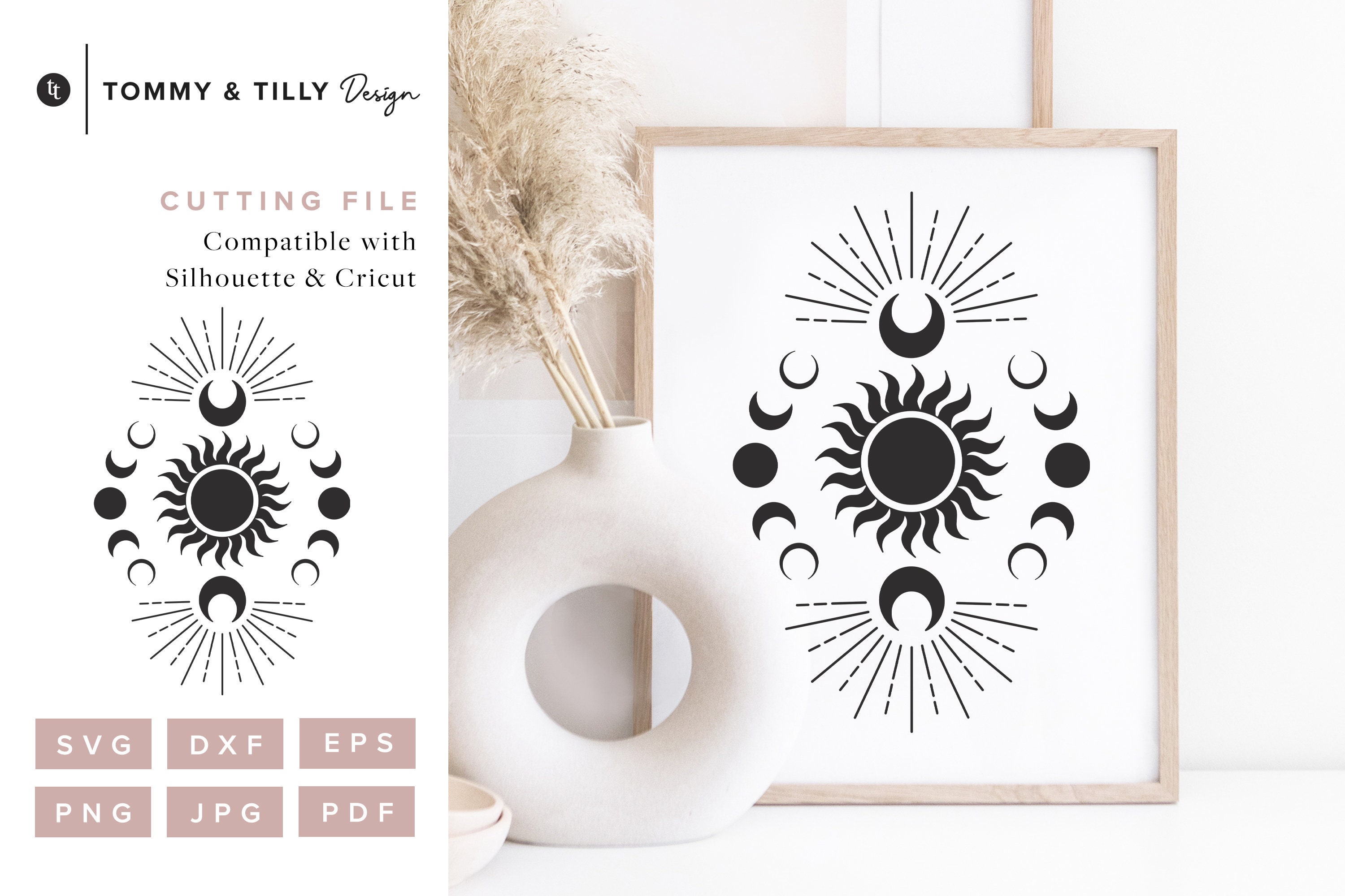 Boho SVG Bundle File Designs for Cricut Silhouette Cut - Etsy Israel
