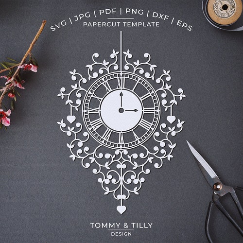 EMMA BOYES Papercut Template 'butterfly' DIY | Etsy