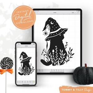 Halloween Cat SVG Halloween Cricut Cut File Machine Cut Cricut ...