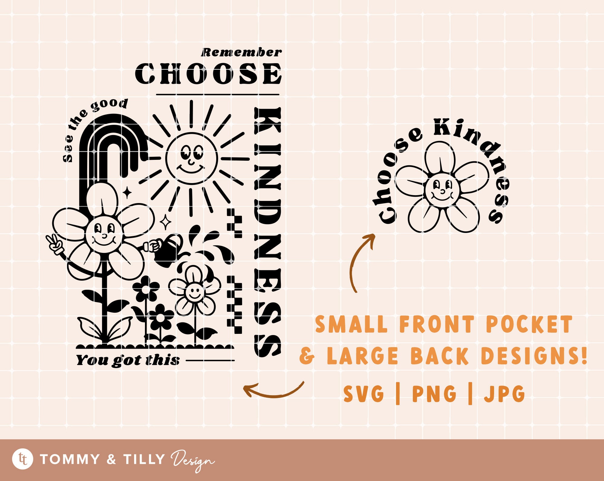 Choose Kindness SVG PNG Svg Cut Files for Cricut Self Love - Etsy Australia
