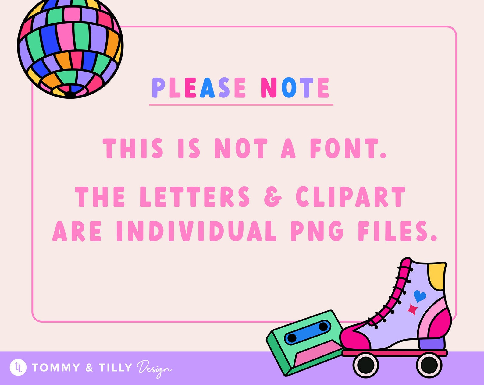 Groovy Retro Alphabet Set With Clipart PNG Files 90s 60s - Etsy