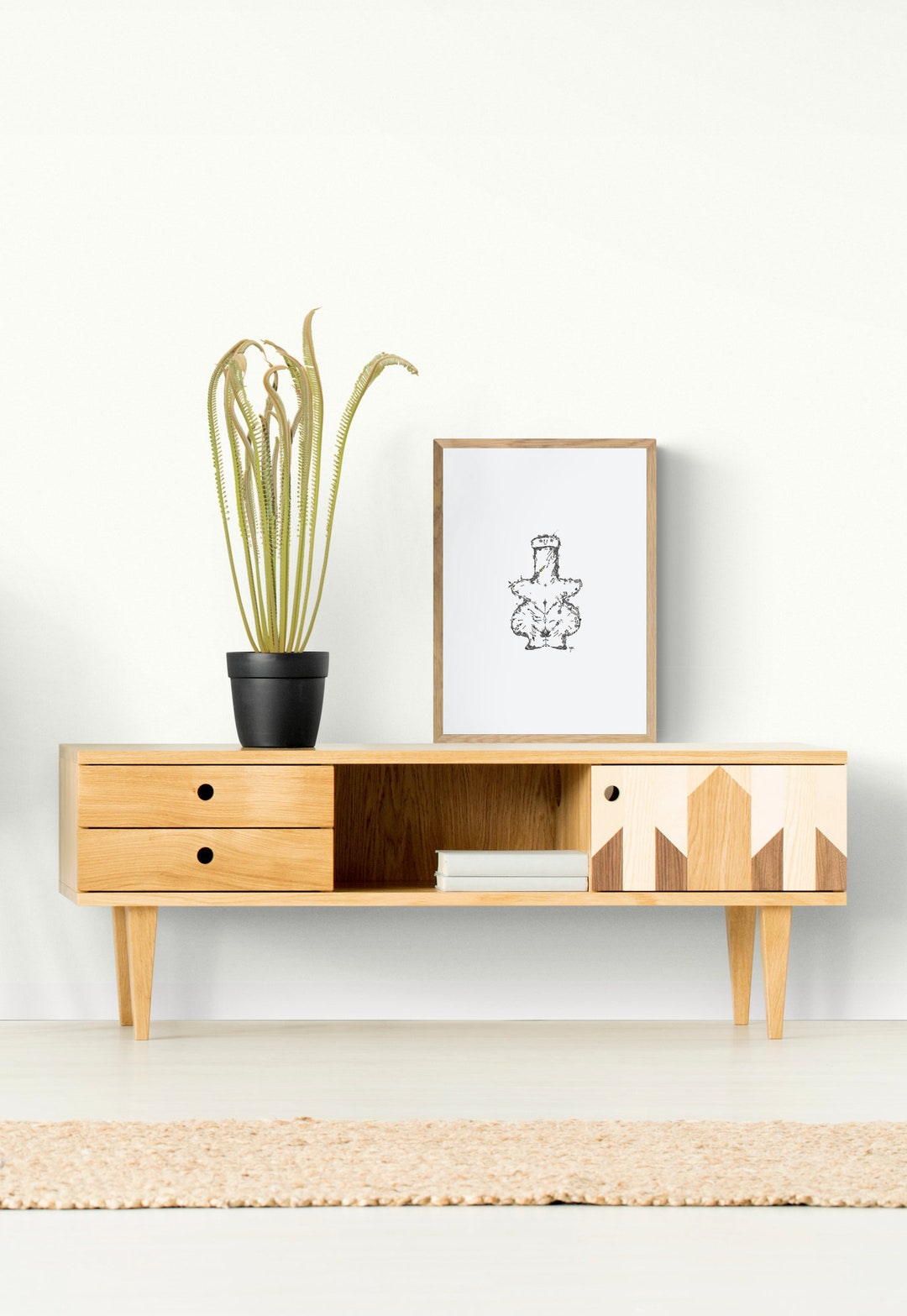 Lady of Lemba - Idol | Illustration Print Artwork | Wall Decor & Gift ...
