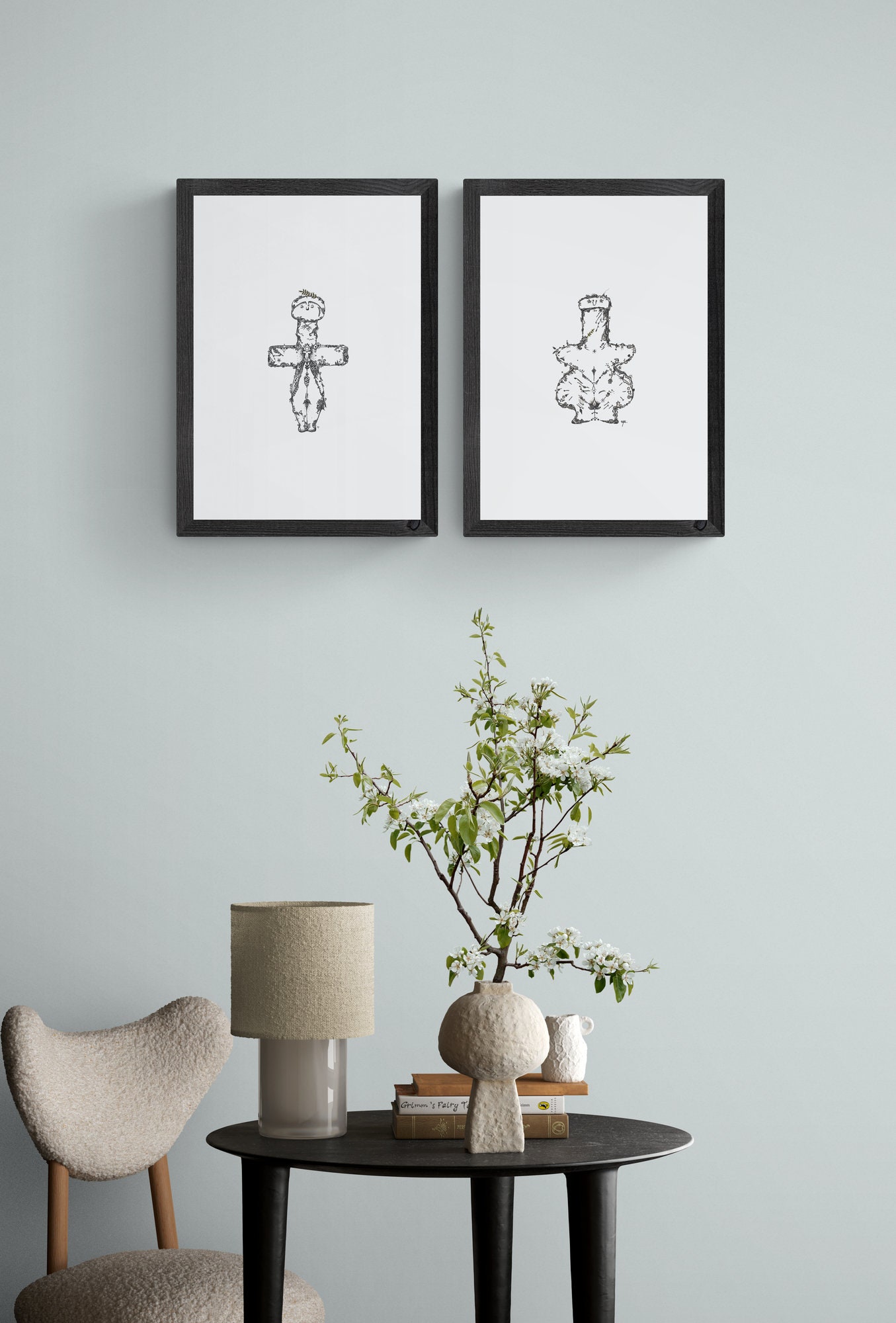 Lady of Lemba Idol Illustration Print Artwork Wall Decor - Etsy