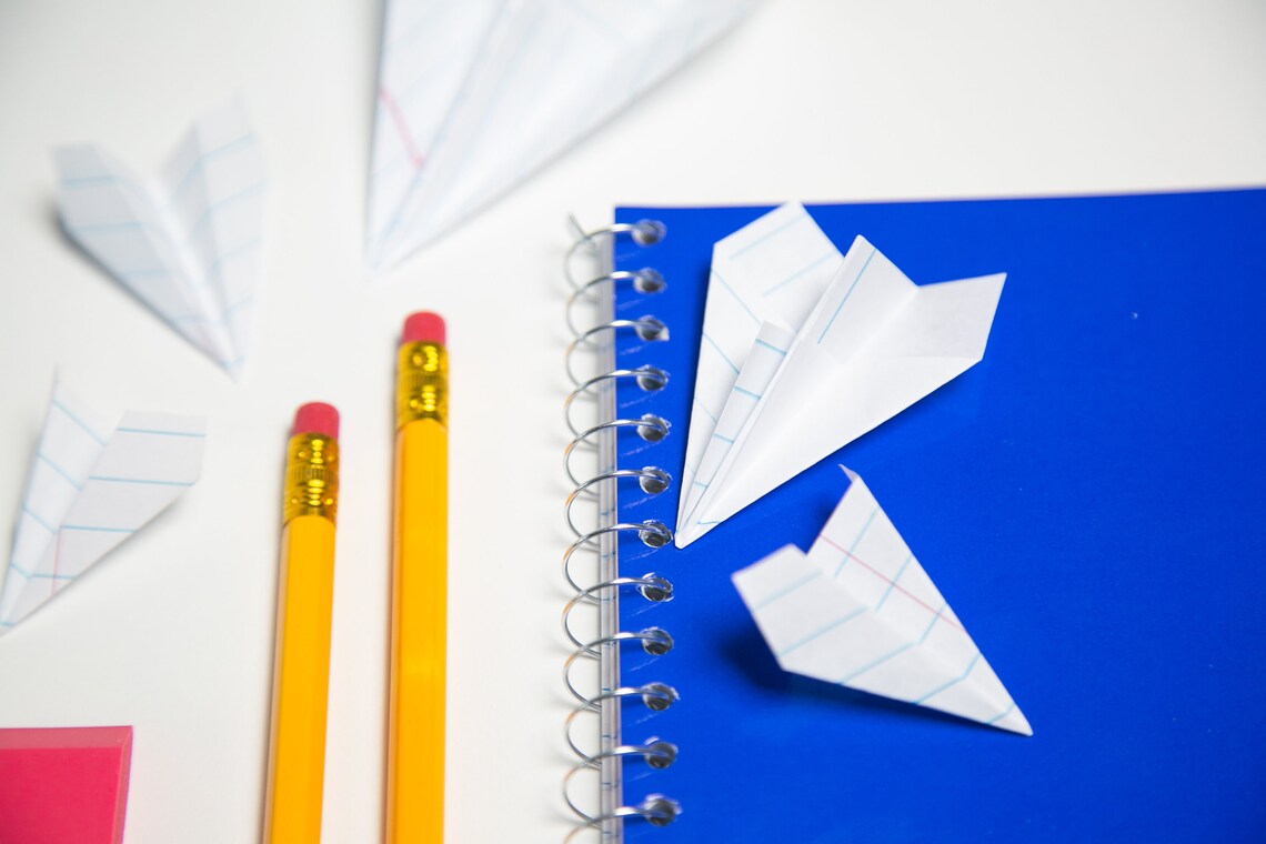 2 Paper Planes Set of 100 Cocktail Garnish Wedding Decor time Flies ...