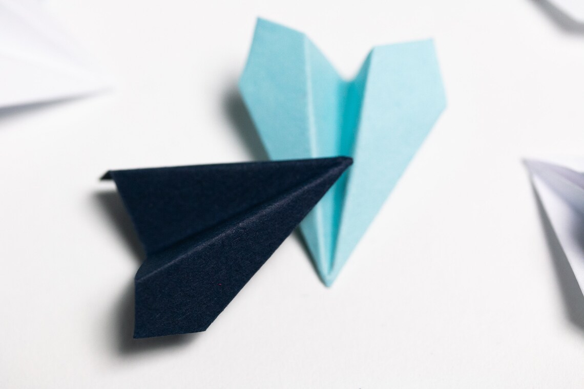 Mini Paper Plane Bundle Set of 100 Classic Paper Airplane | Etsy